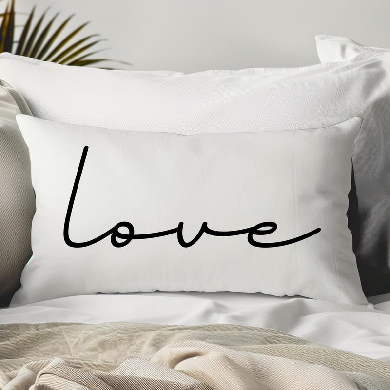 Script Pillows - Etsy