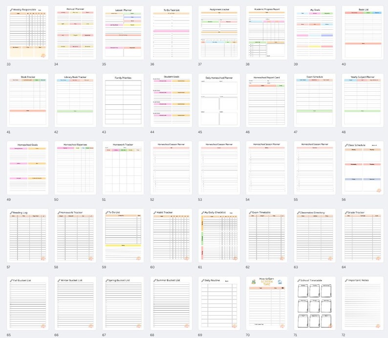 Homeschool Portfolio Planner Printable 2025 Editable Canva Template ...