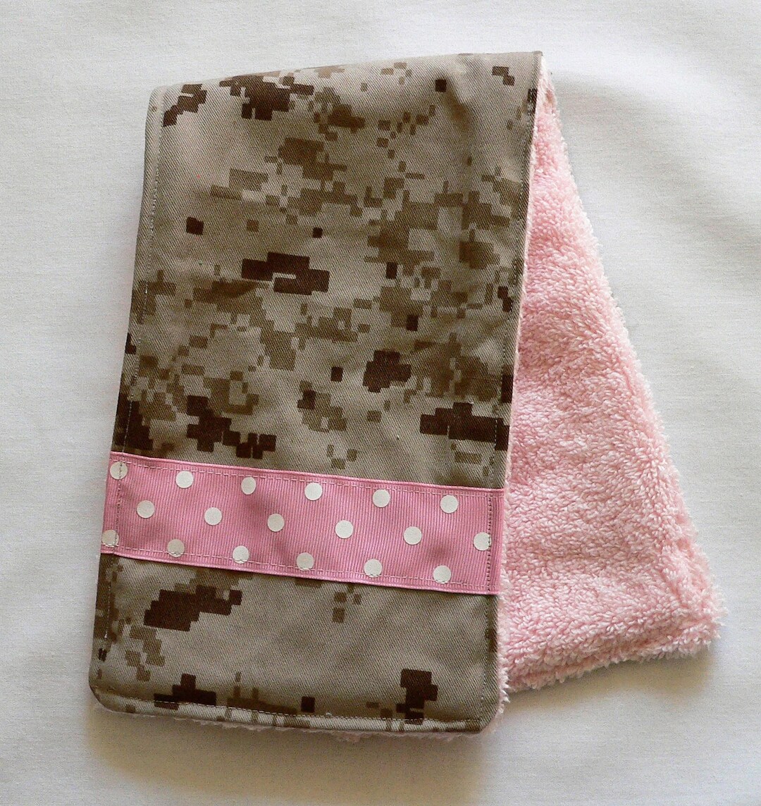 Military Fabric Baby Burp Cloth - Etsy