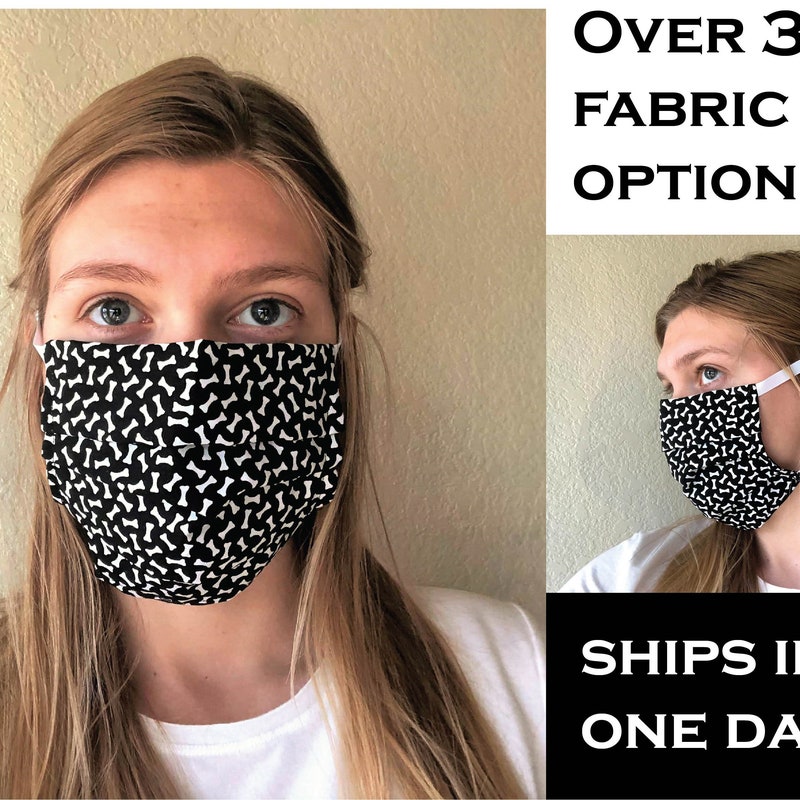 Tie Back Face Mask - Etsy