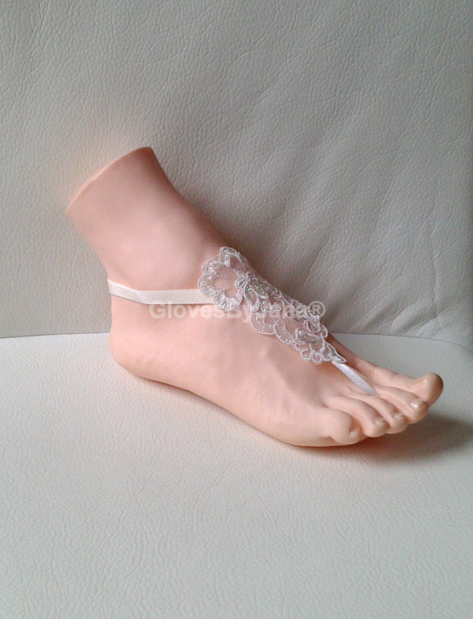 Ivory wedding barefoot sandles wedding prom party steampunk | Etsy