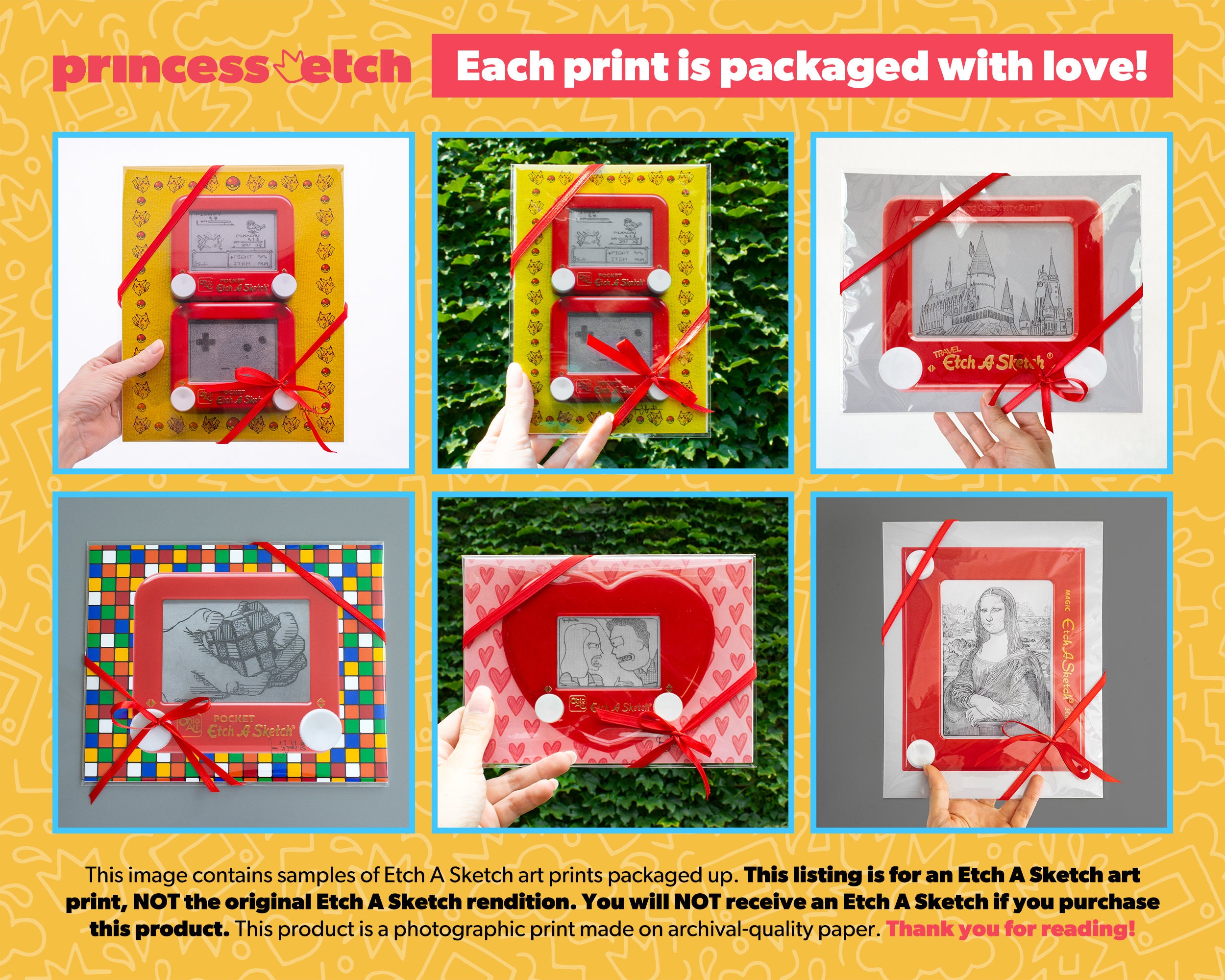 Rubiks Cube Signed Etch A Sketch Art Print (pick Your Size!) - Etsy