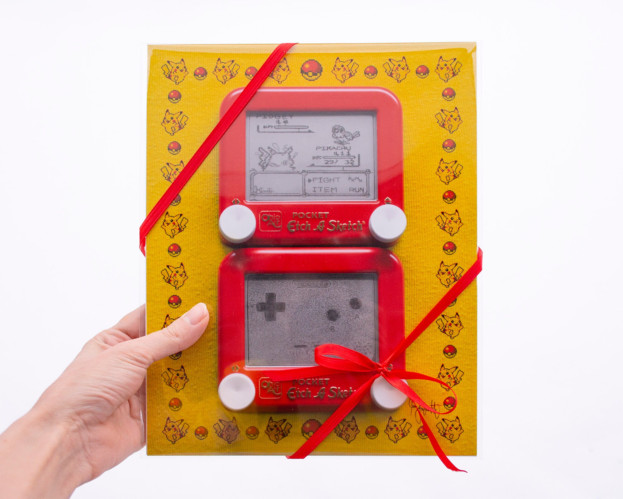 Pokemon Yellow Battle Pikachu Vs Pidgey Diptych Signed Etch - Etsy