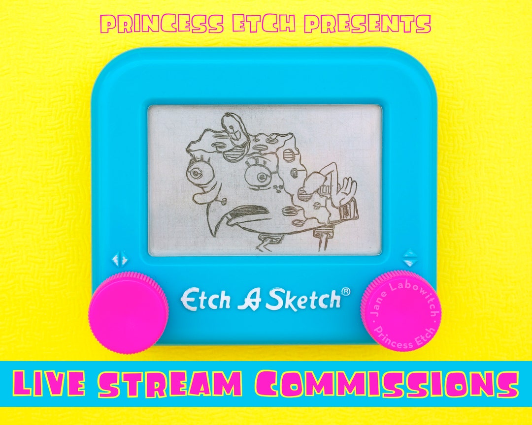 Etch A Sketch Live Stream Commission Slot Guaranteed Fulfilled Tiktok ...