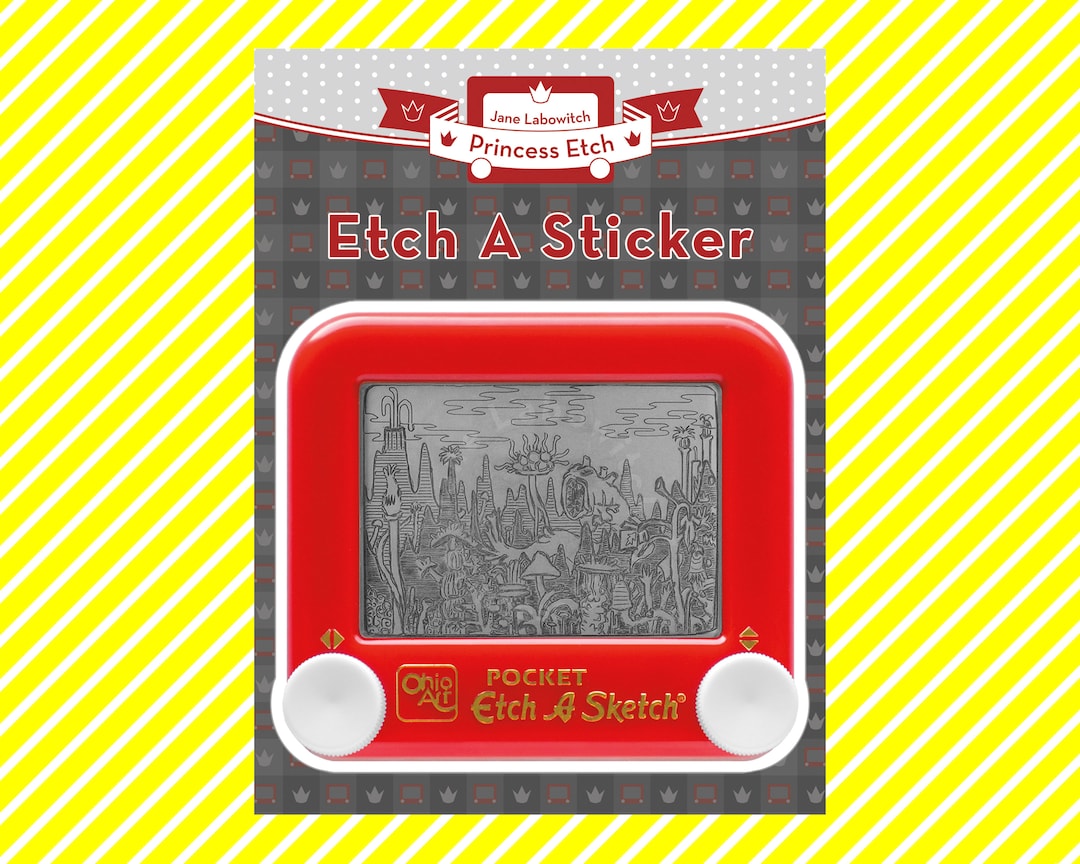 Jurassic Jungle Etch A Sketch Die Cut Sticker | Enchanted Ecosystem ...