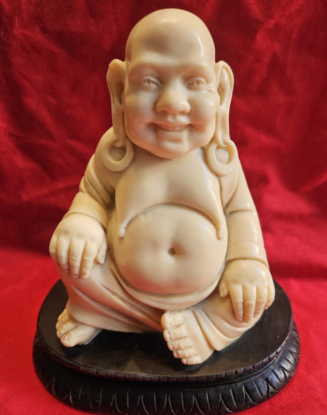 Vintage Buddha Sculpture Signed A. Santini Made in Italy - Etsy