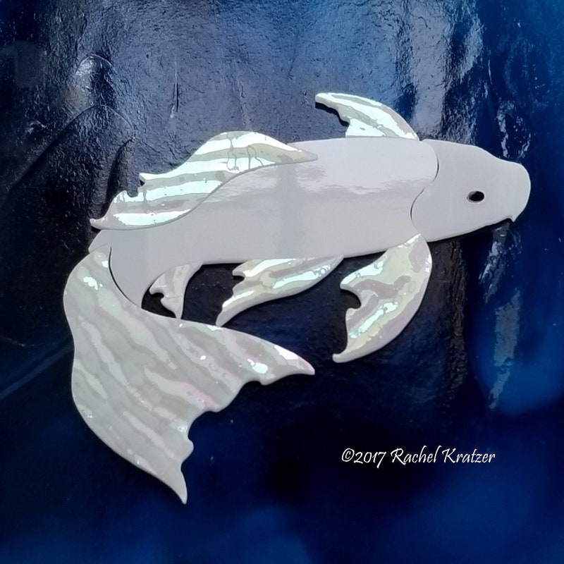 Stained Glass Koi Fish - Etsy