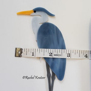 Blue Heron Precut Stained Glass Art Craft Kit for Mosaic Inlay, Wall ...
