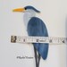 Blue Heron Precut Stained Glass Art Craft Kit for Mosaic Inlay, Wall ...