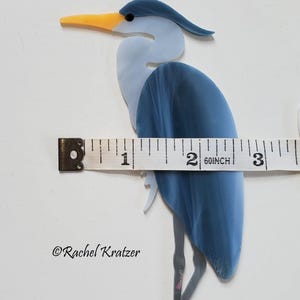 Blue Heron Precut Stained Glass Art Craft Kit for Mosaic Inlay, Wall ...