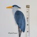 Blue Heron Precut Stained Glass Art Craft Kit for Mosaic Inlay, Wall ...