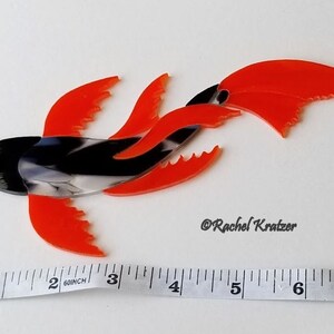 KOI FISH Precut Stained Glass Craft Kit Mosaic Inlay Fusible 96 Coe ...