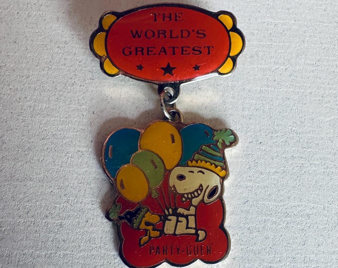 Snoopy Peanuts Pin - Etsy