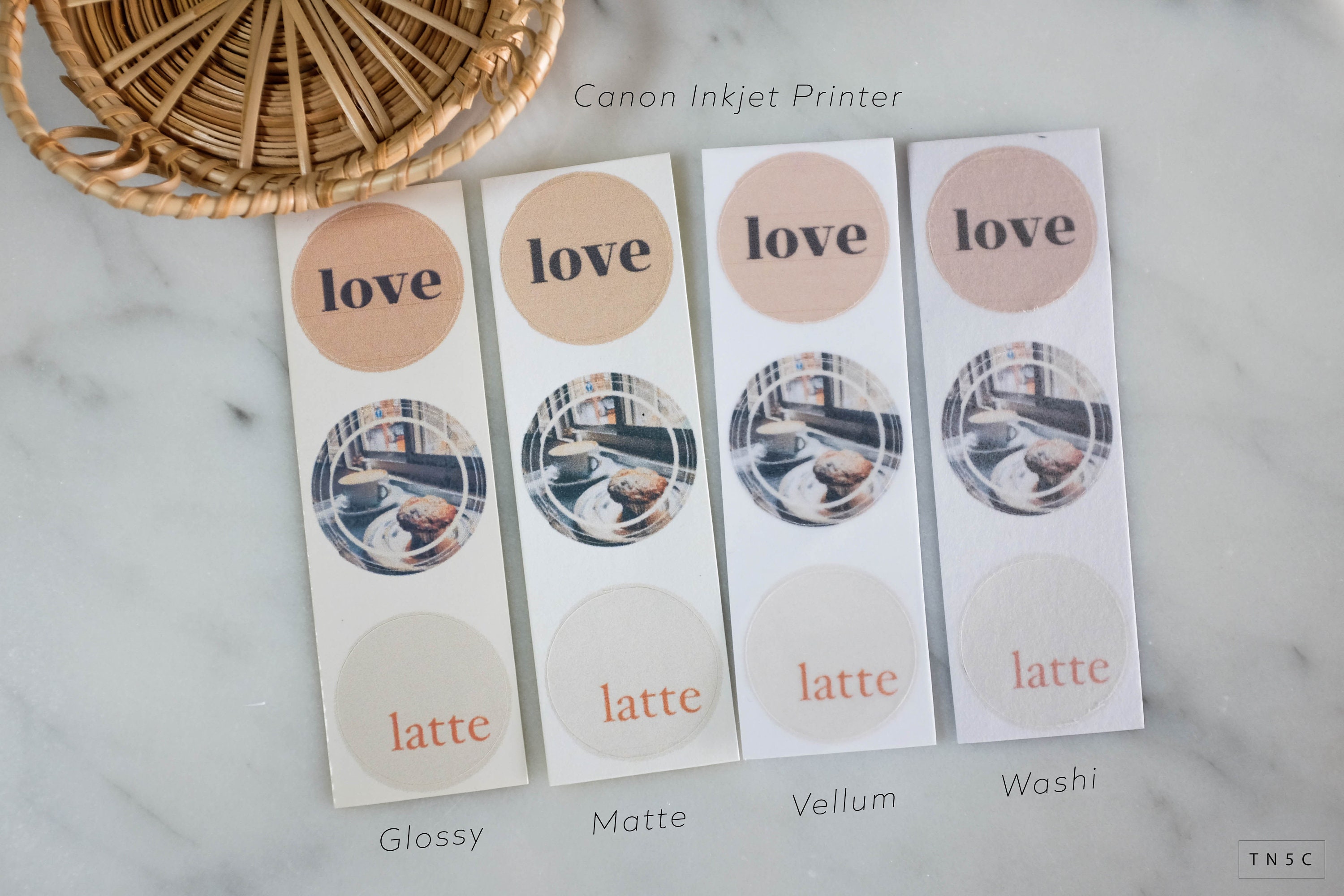 A4 Washi Sticker Paper 1 Sheet blank Washi Tape Semi - Etsy