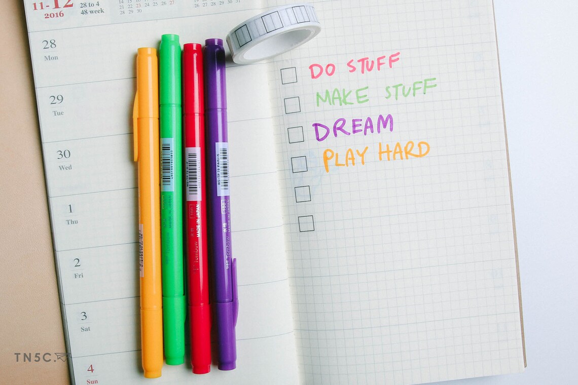 To Do List/cut Here Packaging Washi/masking Tape - Etsy