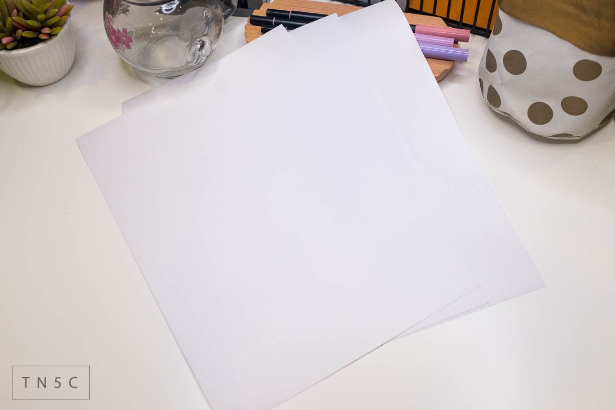 A4 Vellum Sticker Paper - 1 Sheet (blank, Semi Opaque, Inkjet/laser ...