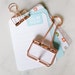 Rose Gold Metal Binder Clip / Wire Bulldog Paper Planner Stationery (3 ...