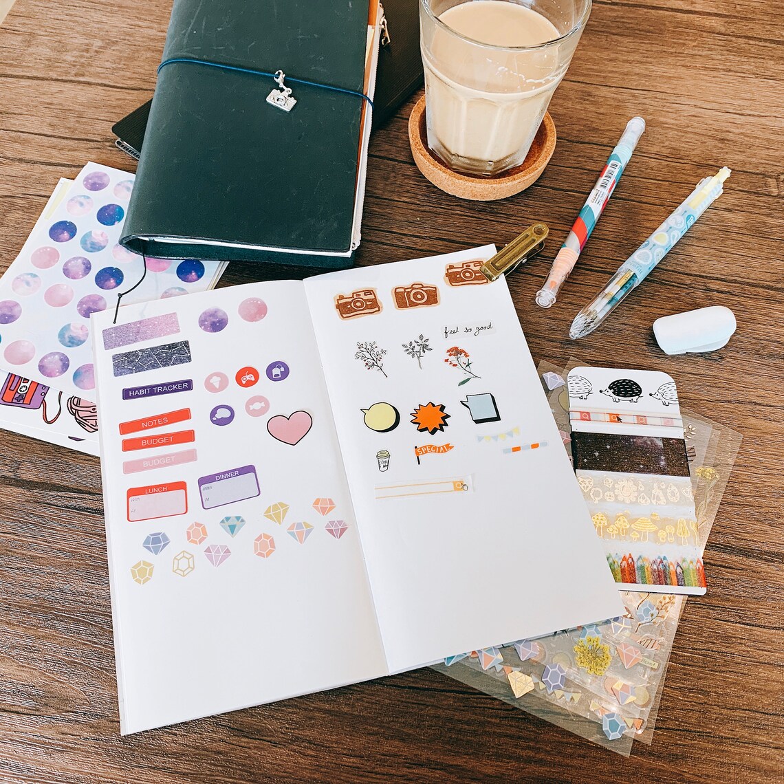 A5/A4 Sticker Release Paper sticker Album Reusable Double - Etsy UK