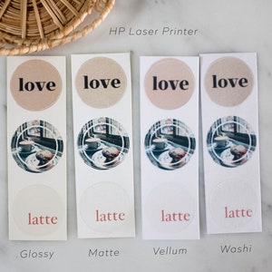 A4 Washi Sticker Paper - 1 Sheet (blank, Washi Tape, Semi Opaque ...