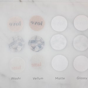 A4 Washi Sticker Paper - 1 Sheet (blank, Washi Tape, Semi Opaque ...