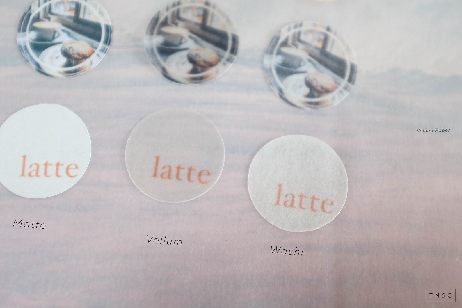 A4 Washi Sticker Paper 1 Sheet blank Washi Tape Semi - Etsy