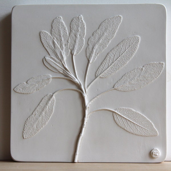 Botanical Bas Relief - Etsy