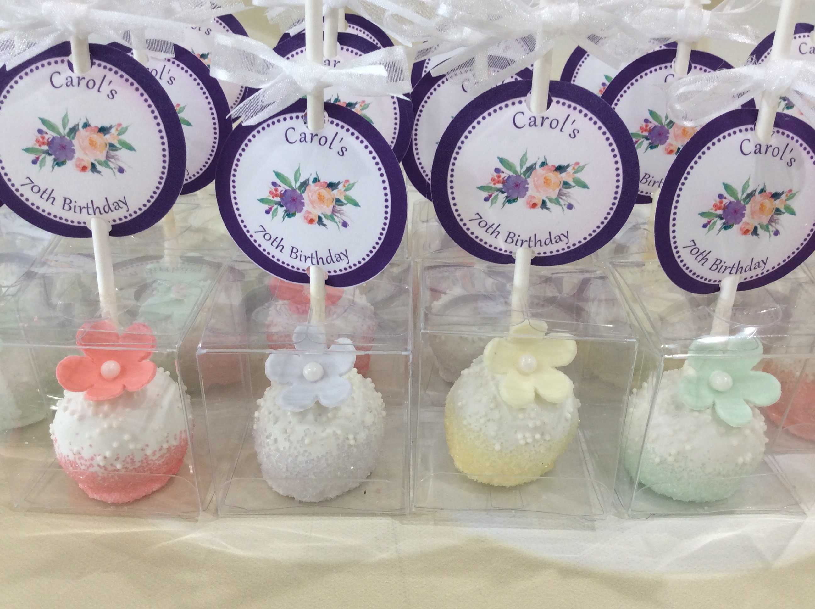 Clear Favor Boxes for Cake Pops Marshmallows - Etsy