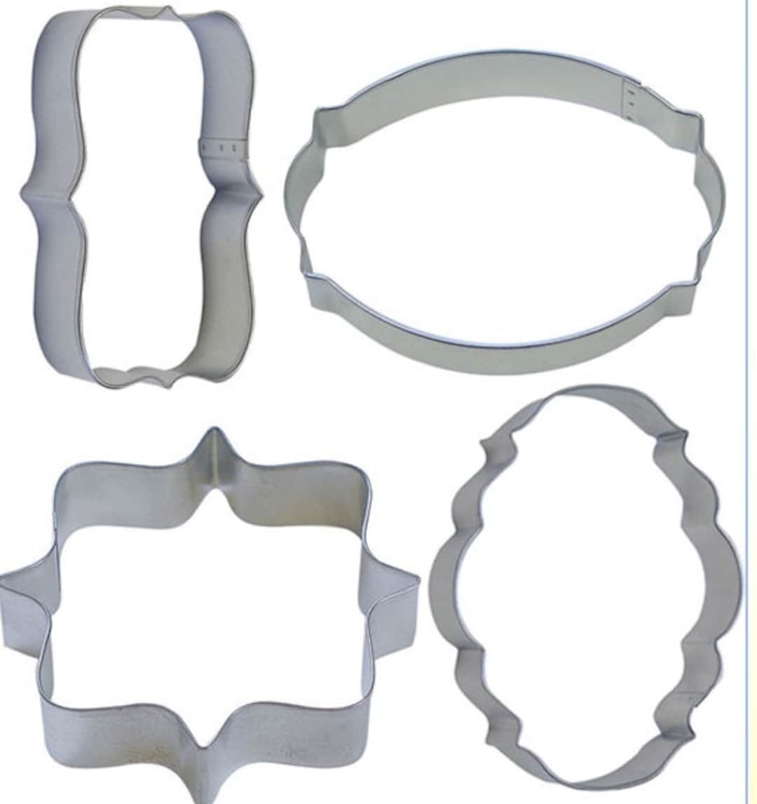 Plaque Cookie Cutters, Set of 4 - Etsy