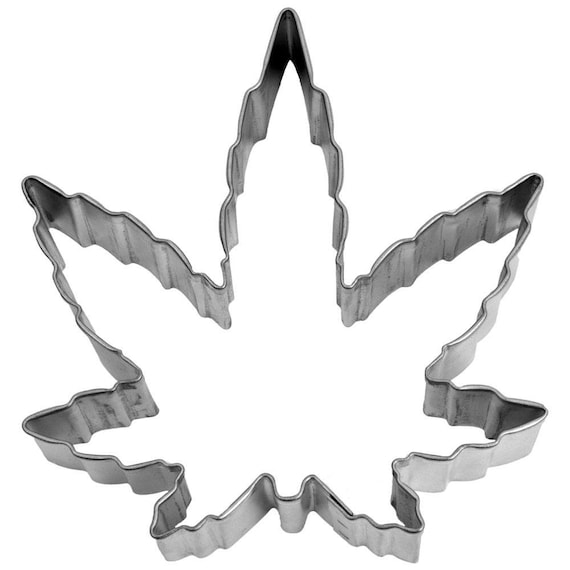 Marijuana Leaf Cookie Cutter Party Medical Weed Leaf | Etsy