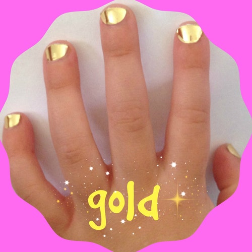 Hot Heart Kids Nail Wraps - Etsy