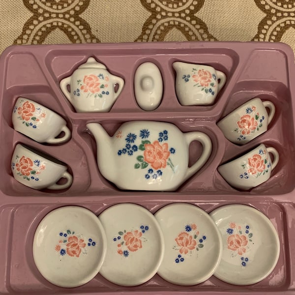 Miniature Tea Set - Etsy