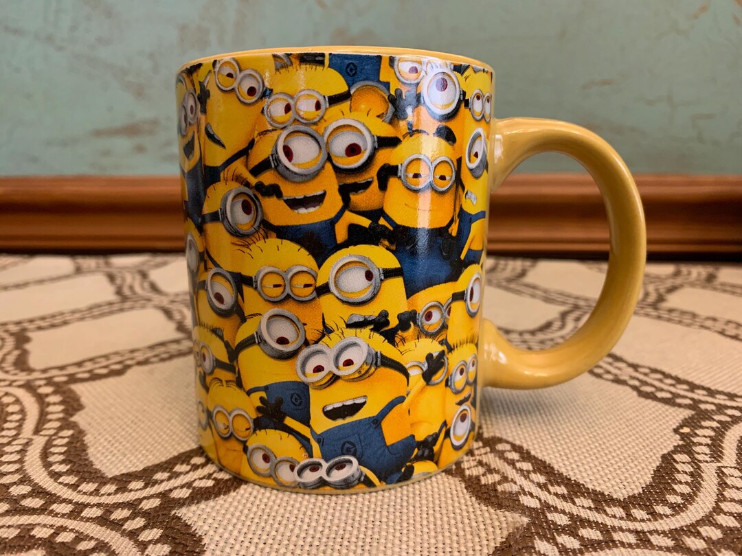 Vintage Despicable Me MINIONS Yellow Ceramic Mug - Etsy