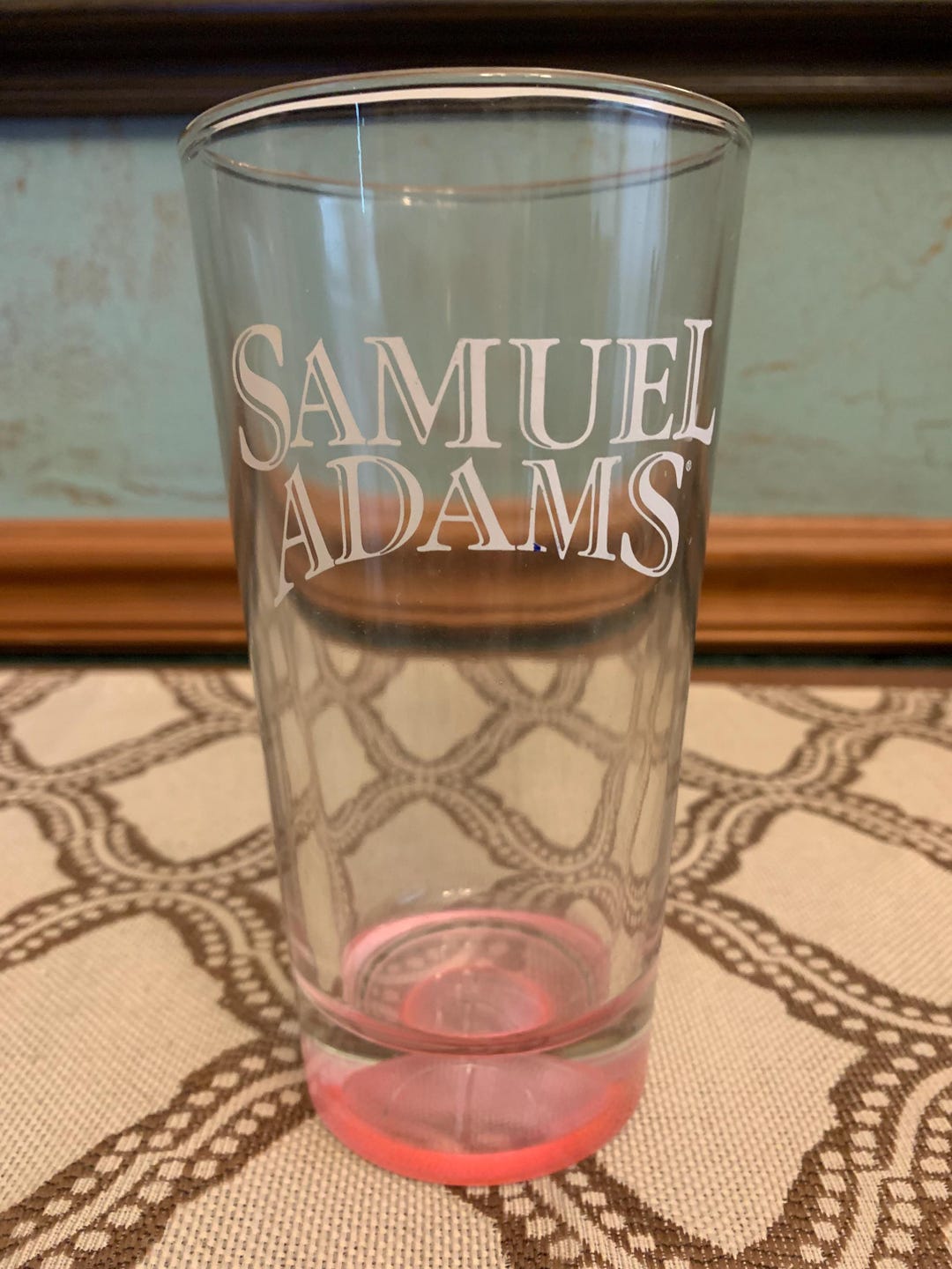Vintage Samuel Adams Beer Logo Basketball Themed Beer Pint Glass - Etsy