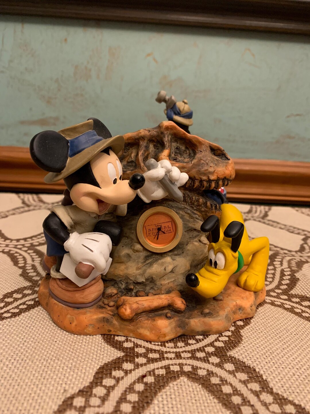 Vintage Disney Animal Kingdom big Dig in the Boneyard Sculpture Table ...