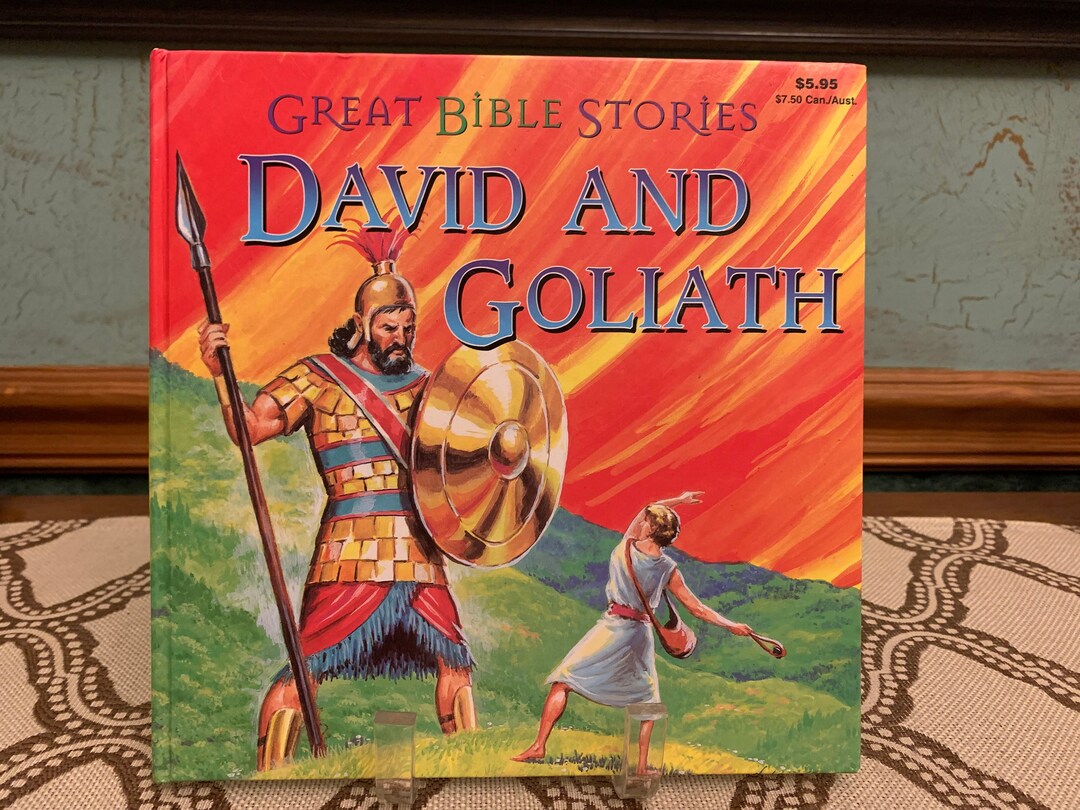 Great Bible Stories David and Goliath 1993, Hardcover First Edition - Etsy