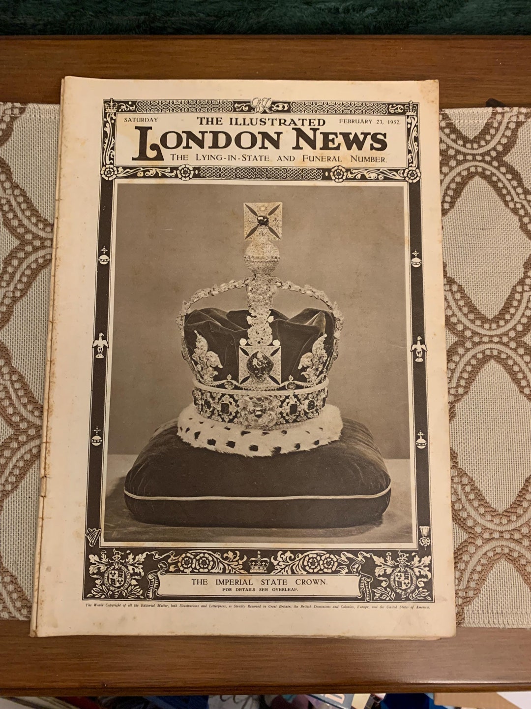 Vintage the Illustrated LONDON NEWS February 23, 1952 Magazine - Etsy