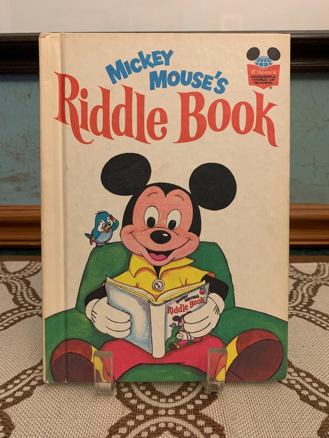 Disney's Mickey Mouse Riddle Book 1972, Hardcover - Etsy