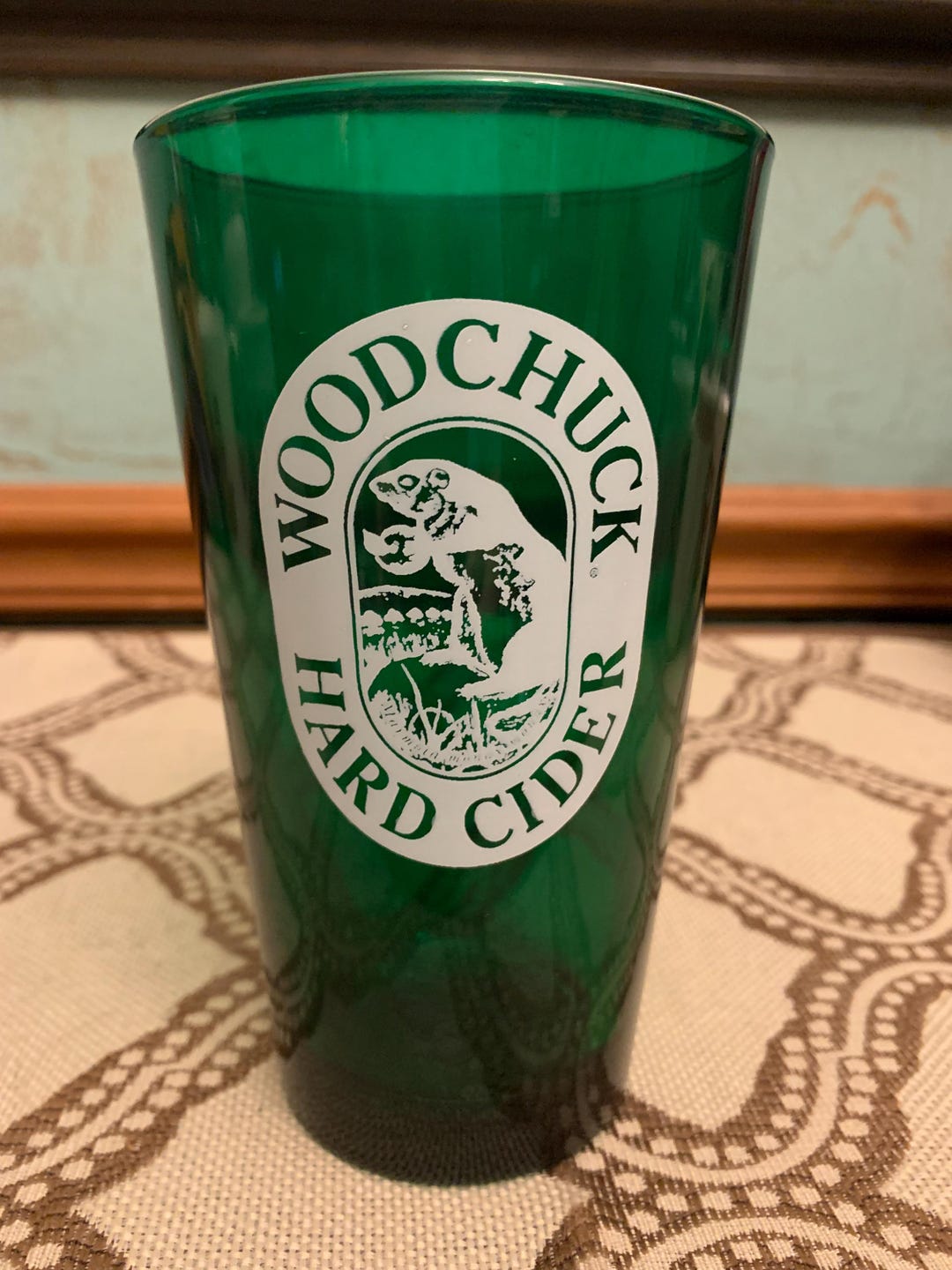 Vintage Woodchuck Hard Cider Logo Emerald Green Pint Beer Glass - Etsy