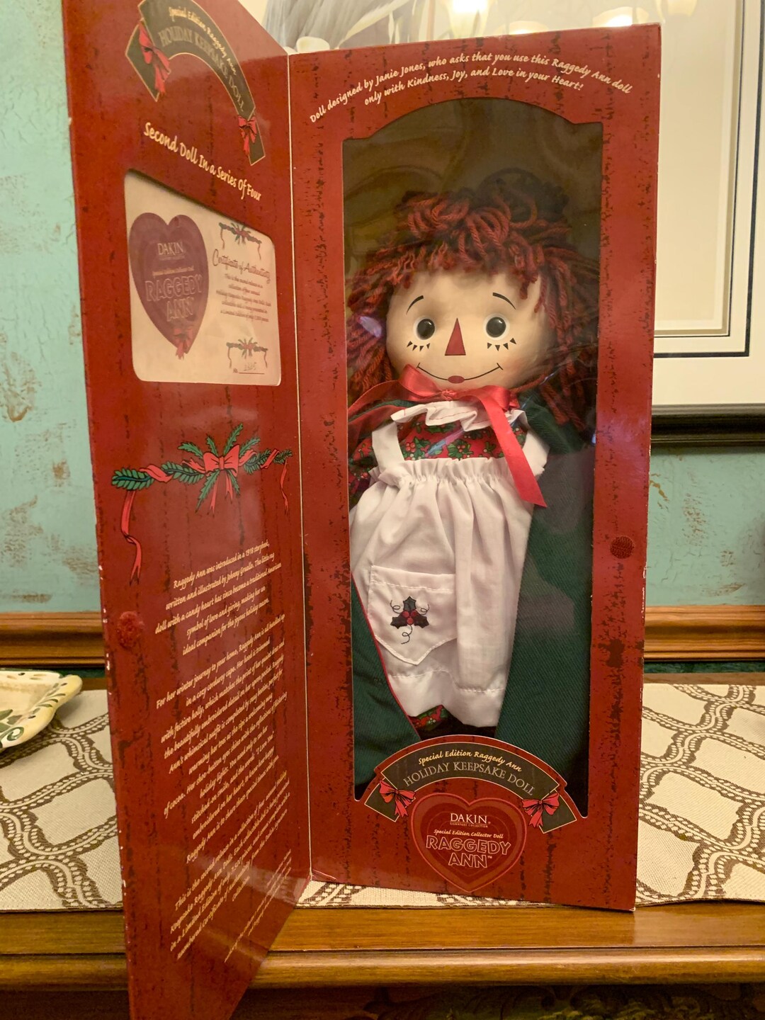 Vintage 2000 Dakin Signature Collection Special Edition RAGGEDY ANN ...