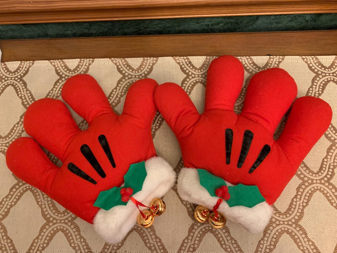 Vintage Walt Disney World Minnie/mickey Mouse Happy Holidays Souvenir ...