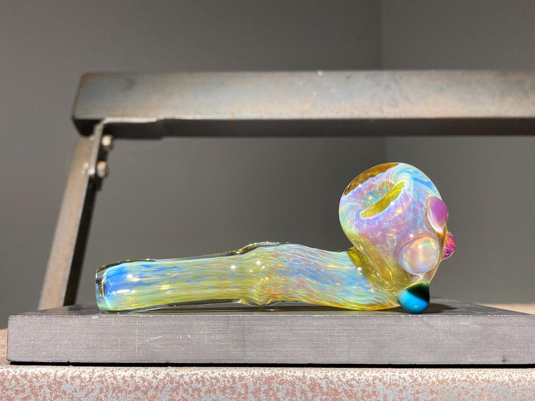 Silver Seaweed Color Change Pocket Sherlock Extra Thick Glass Pipe ...