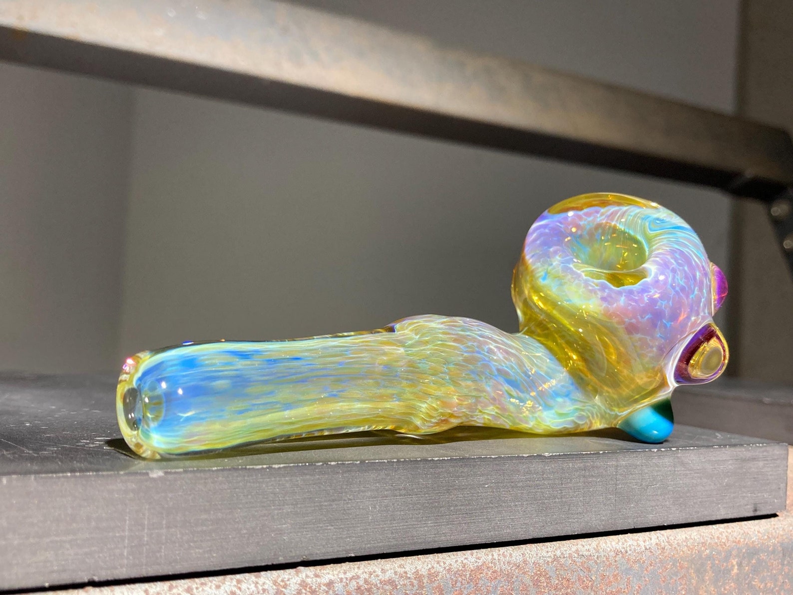 Silver Seaweed Color Change Pocket Sherlock Extra Thick Glass Pipe ...