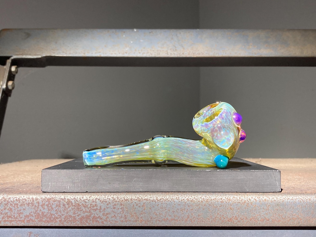 Silver Seaweed Color Change Pocket Sherlock Extra Thick Glass Pipe ...