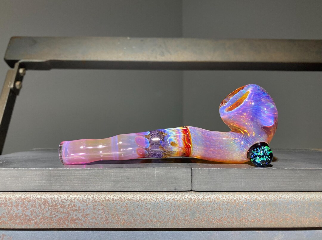 Sherlock Glass Pipe / Iridescent Color Change Pipes / Multi Section ...