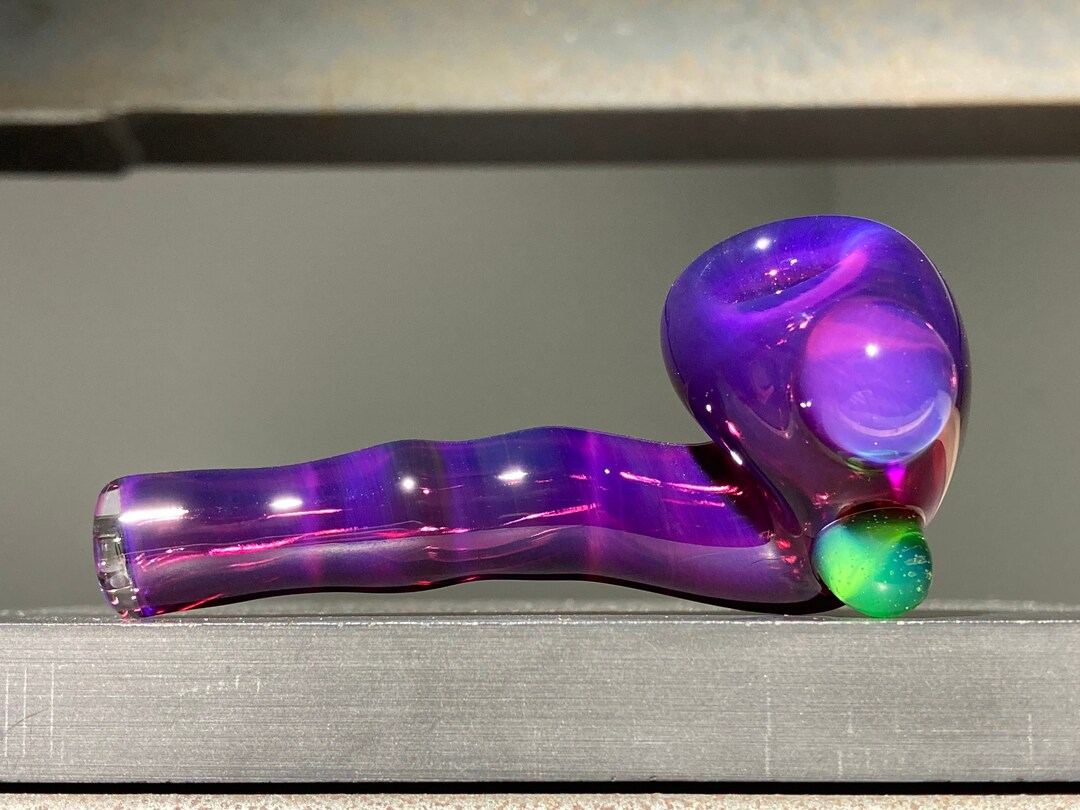 MINI Pure Royal Jelly Pocket Sherlock Glass Pipe // Juicy Telemagenta ...
