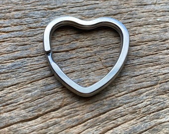 Heart Key Ring - Etsy