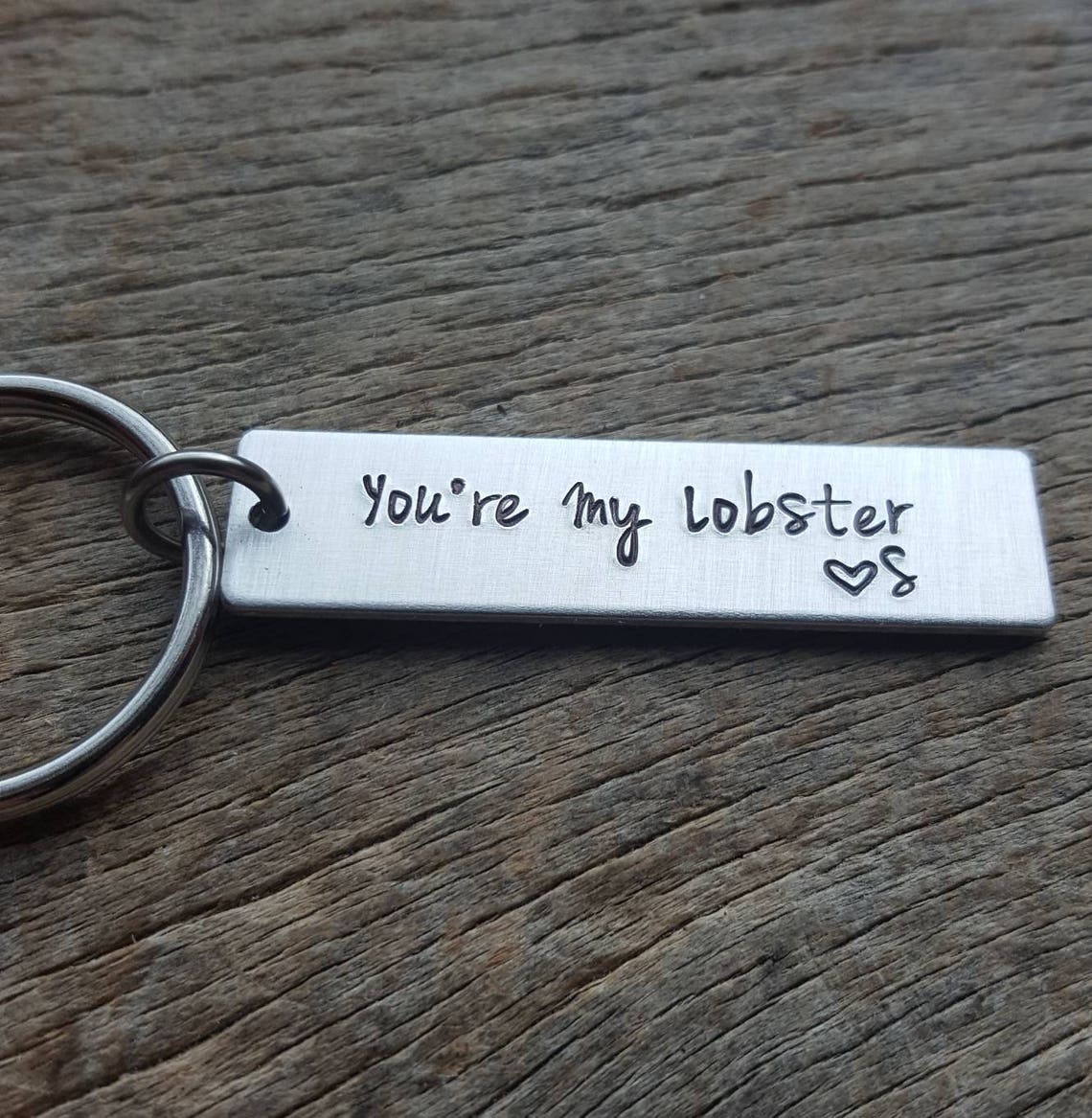 Customizable You're My Lobster Hand Stamped Light Weight Aluminum ...