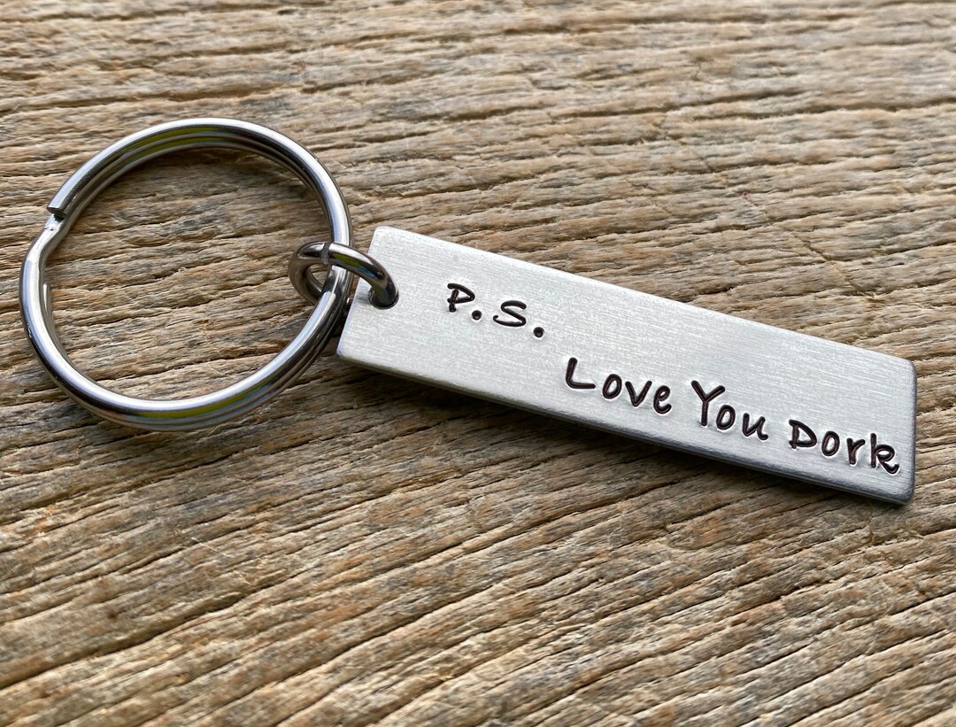 P.S. Love You Dork Nerd Geek Customizable Hand Stamped Light Weight ...