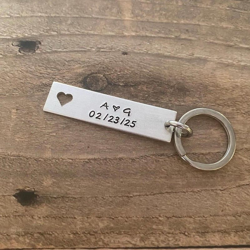 Heart Key Chain - Etsy