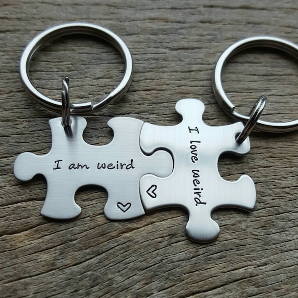 Couples Key Chain - Etsy